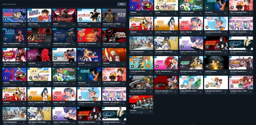Anime Generation su Prime Video: catalogo e prezzo abbonamento