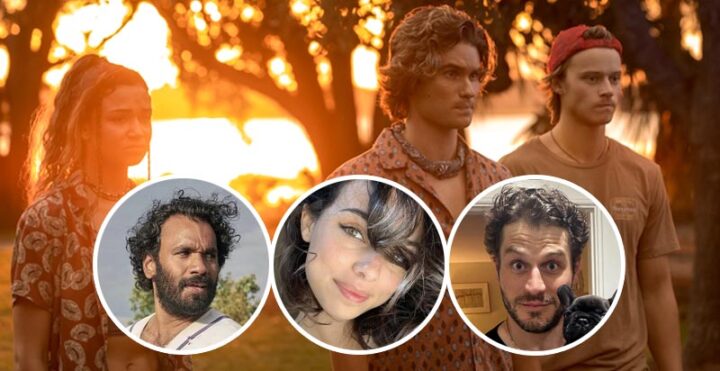 Andy McQueen, Fiona Palomo e Lou Ferrigno Jr in Outer Banks 3