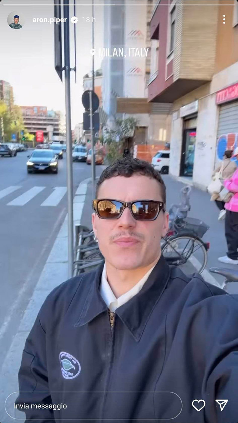 Aron Piper di Elite è in Italia per il suo ultimo progetto