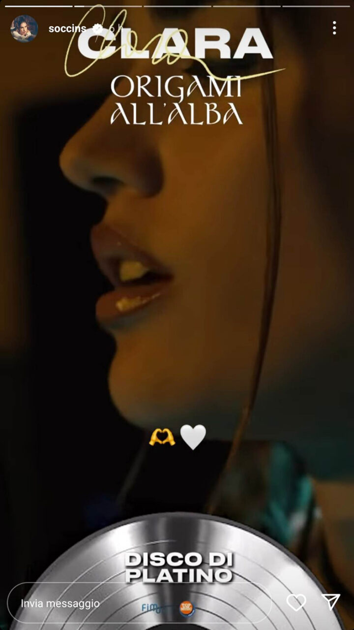 Mare Fuori: Origami all'Alba di Clara Soccini è disco di platino