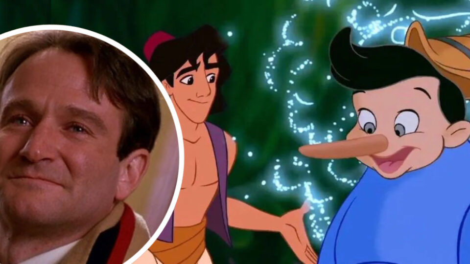 Robin Williams ha ispirato il cameo di Pinocchio in Aladdin
