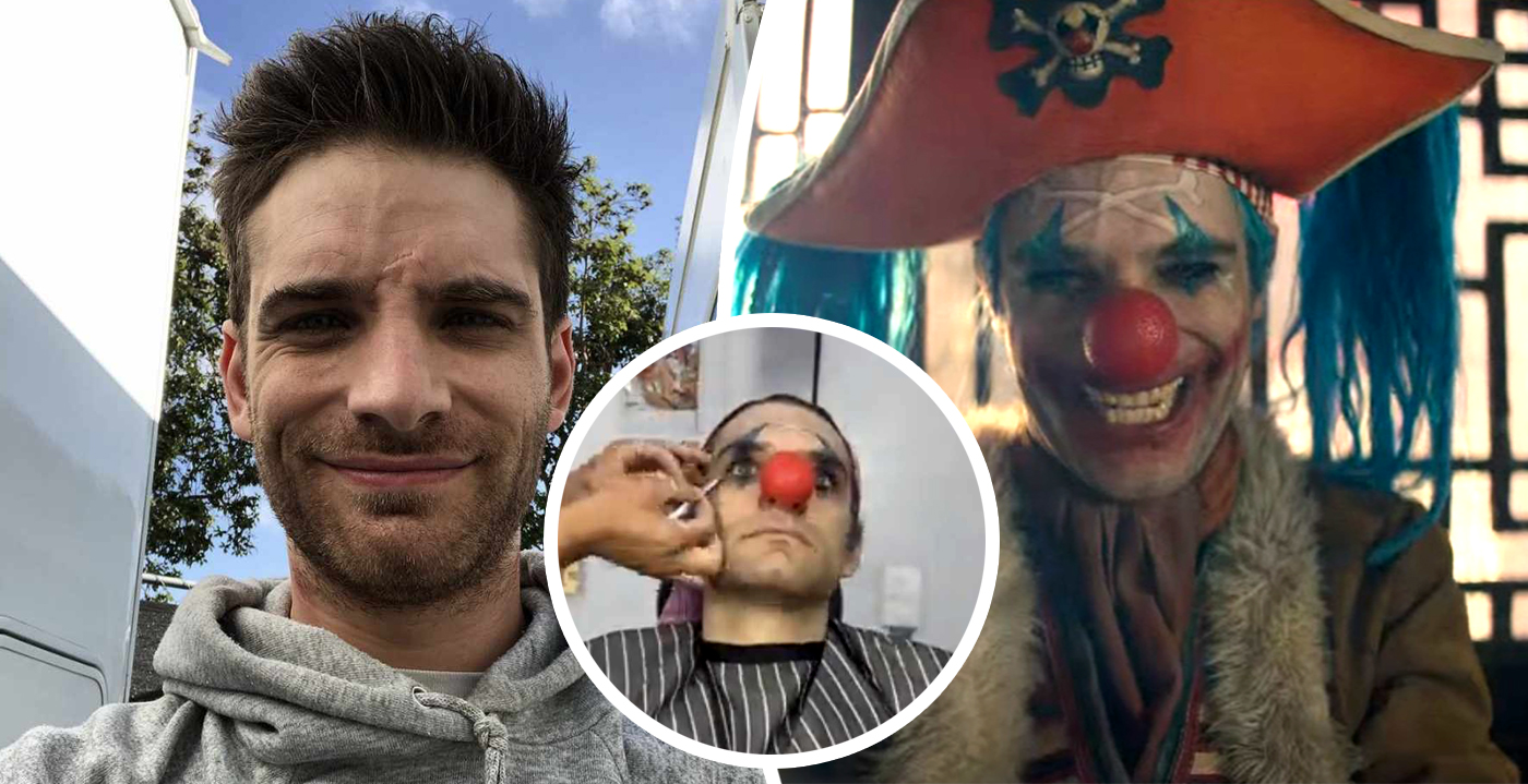 One Piece: Jeff Ward al trucco si trasforma in Buggy