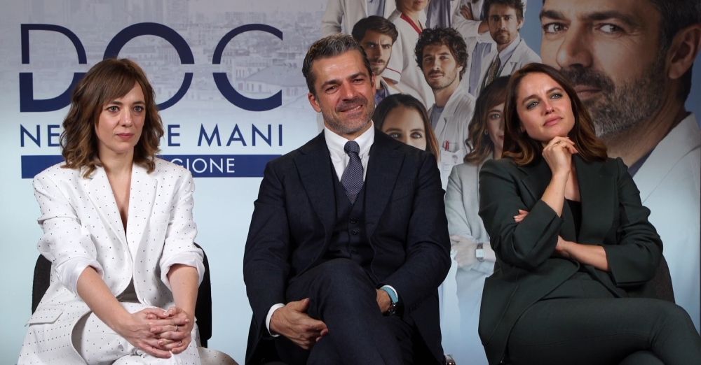 Doc 3, intervista a Luca Argentero, Sara Lazzaro e Matilde Gioli