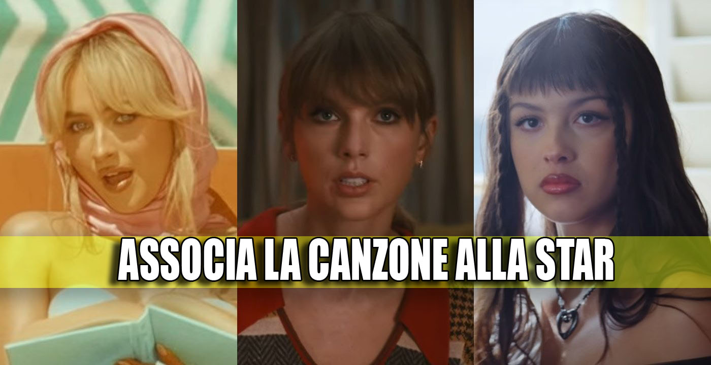 Associa la canzone alla star del pop giusta - QUIZ
