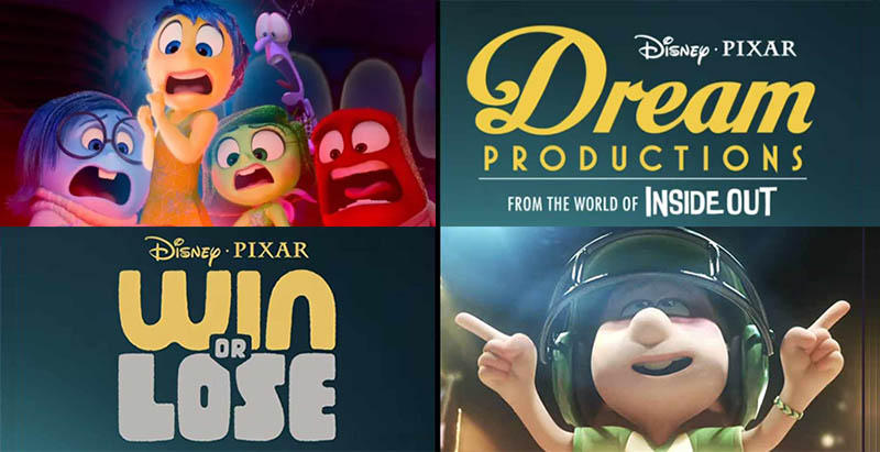 Disney+ rivela trailer e uscita delle serie di Inside Out e Win or Lose